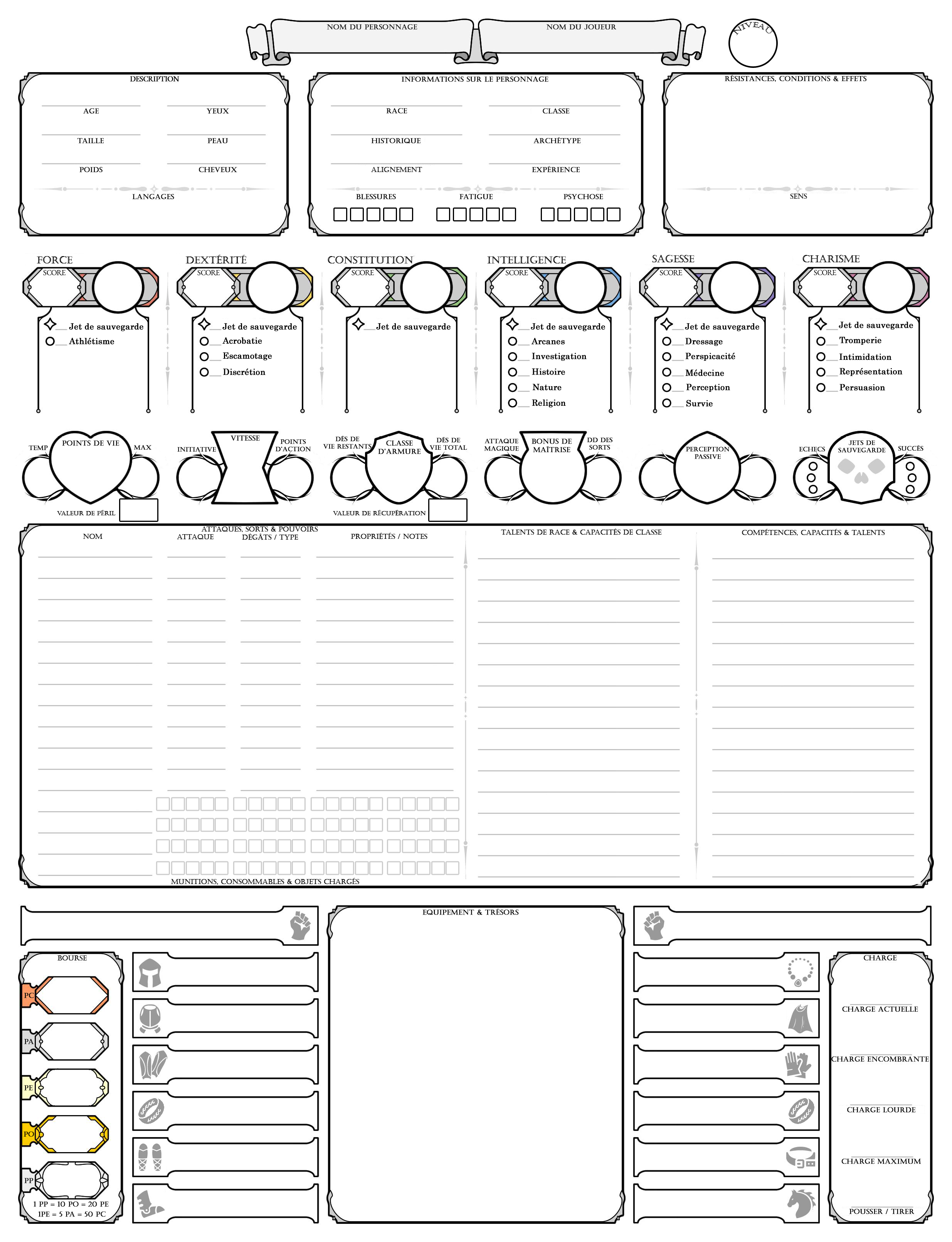 Zio's 2-page character sheet (for double-sided print) | EN World D&D ... Zio's 2-page character sheet (for double-sided print) | EN World D&D ...
