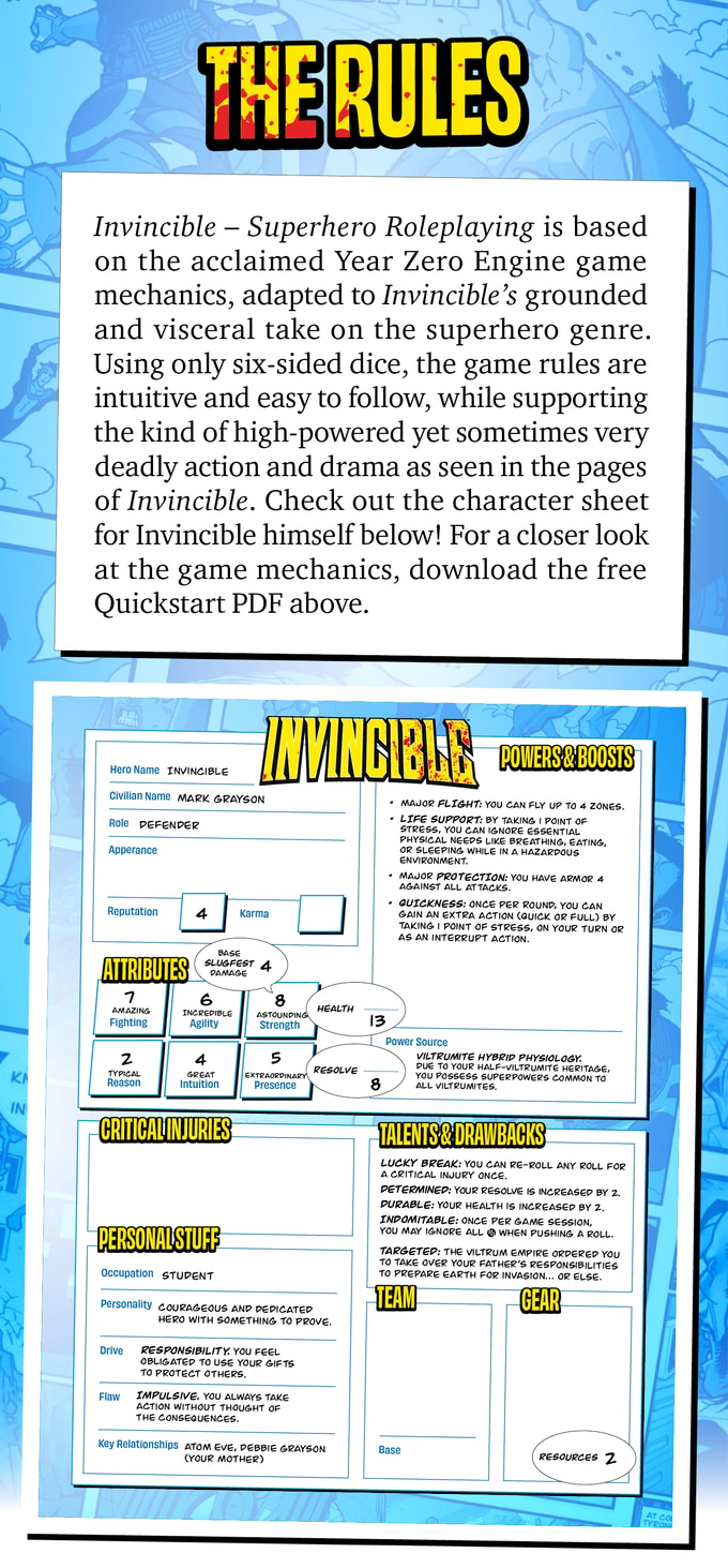 Invincible RPG: Talking Superheroes With A Comic Artist & An Author | EN World D&D & Tabletop ...