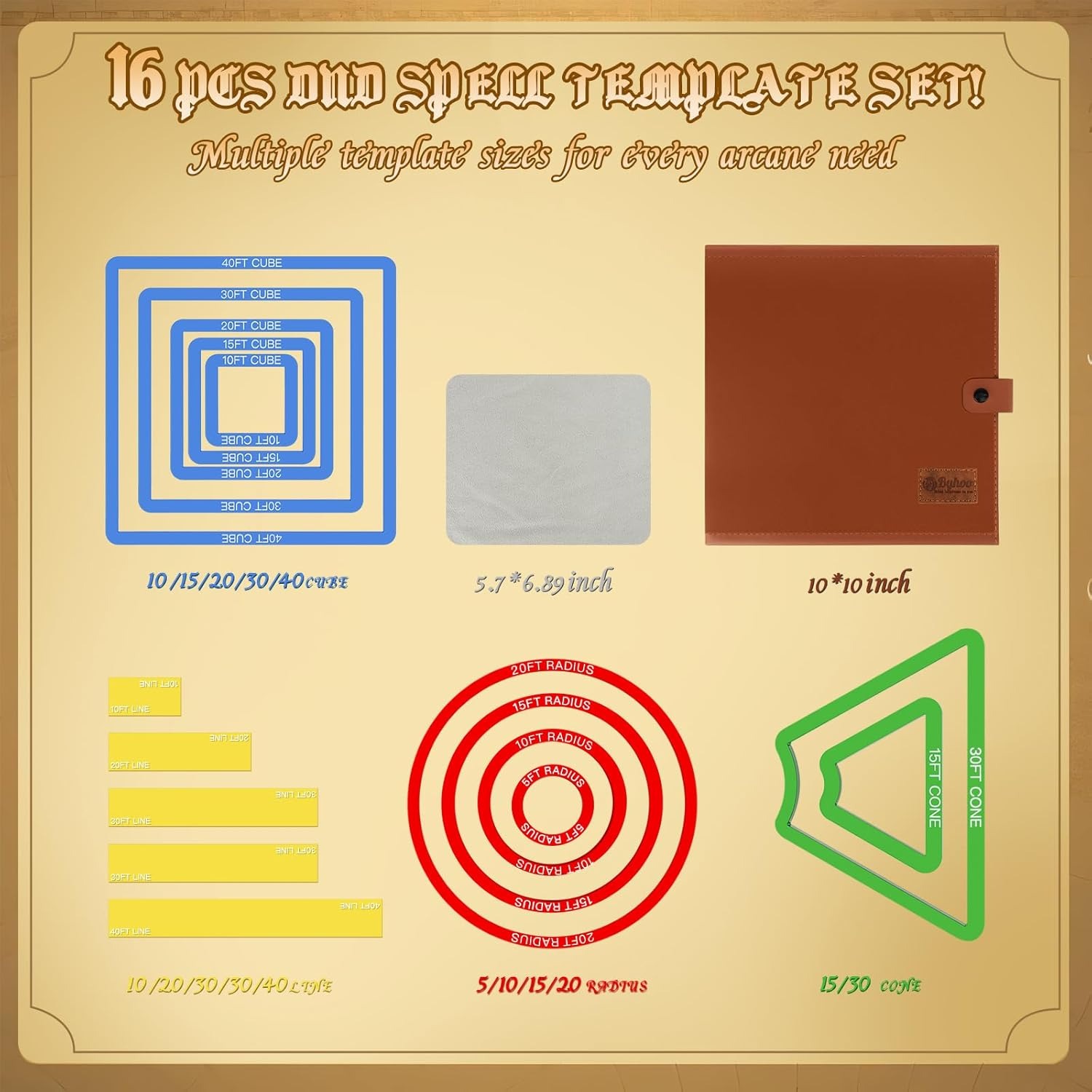 RPG Evolution: Byhoo Spell Templates | EN World D&D & Tabletop RPG News ...