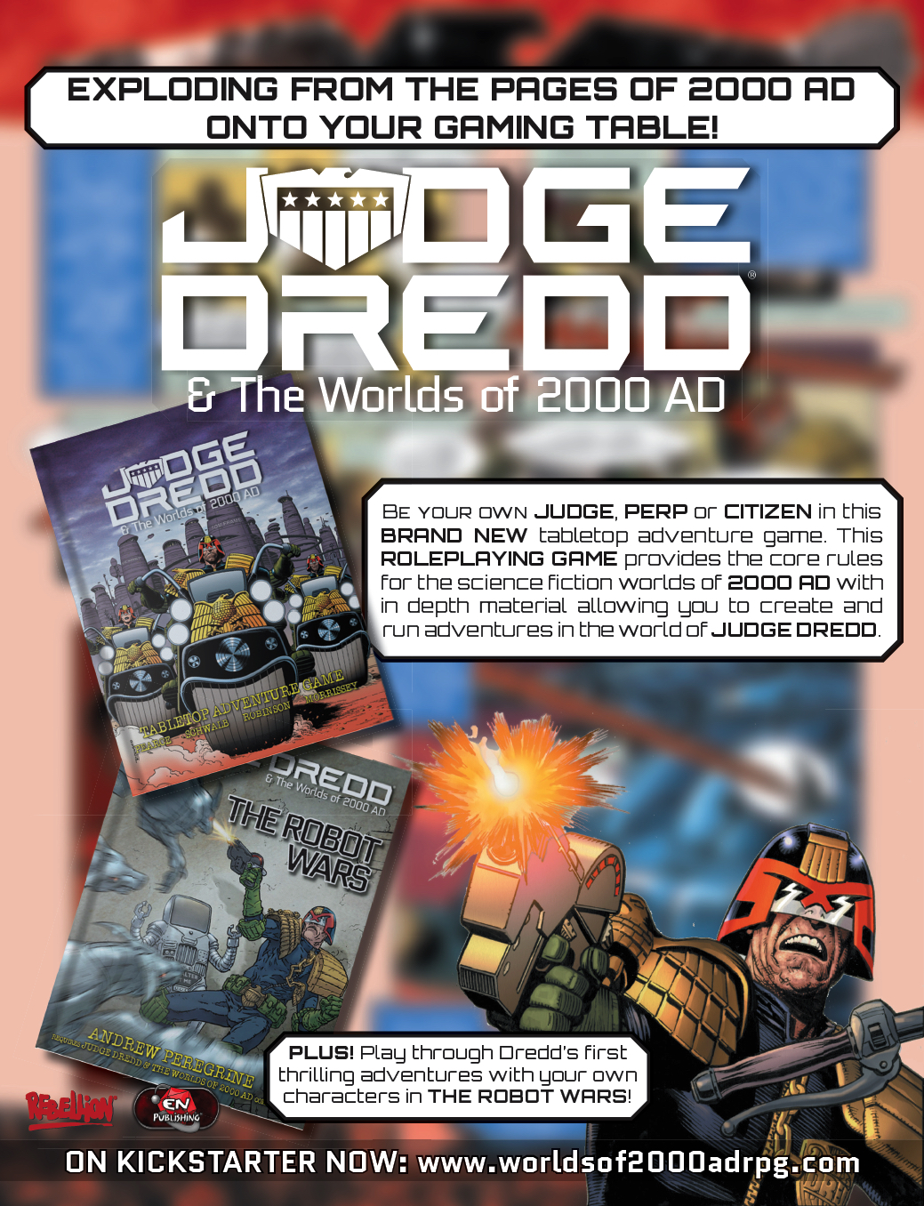 The Law Is Here! Back The Judge Dredd RPG Kickstarter Now! | EN World D ...