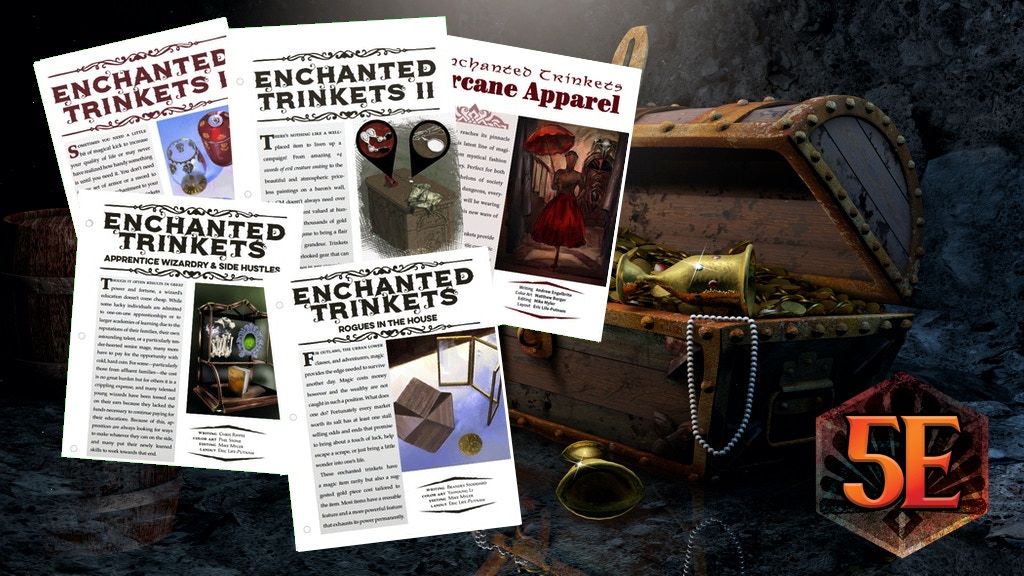 D&D 5E (2014) - Quickstarter: 65 Enchanted Trinkets for D&D 5th Edition ...