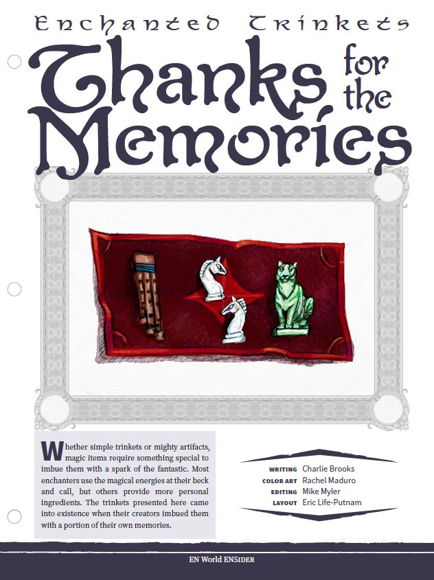 EN5ider #273 - Enchanted Trinkets: Thanks for the Memories | EN World D ...