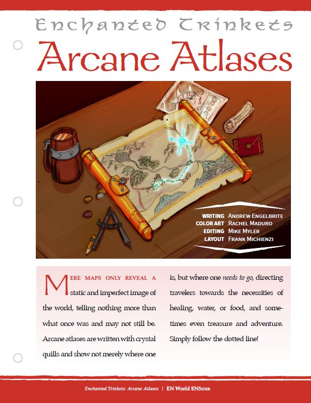 D&D 5E (2014) - EN5ider #335 - Enchanted Trinkets: Arcane Atlases | EN ...