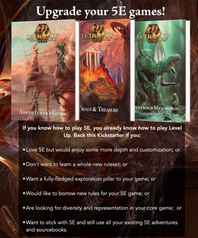 RPG Crowdfunding News – Level Up, CHEW, Survival of the Able, and more ...