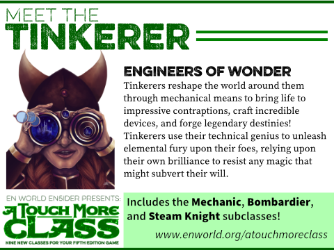 Meet the Tinkerer: 5E Engineer of Wonder | EN World D&D & Tabletop RPG ...