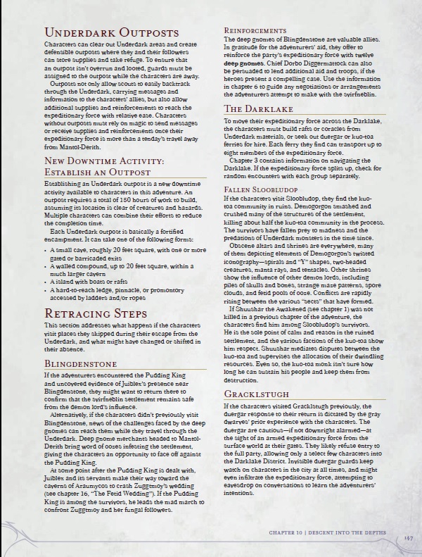 Underdark Outposts: A Preview Page from OUT OF THE ABYSS | EN World D&D ...