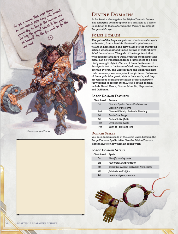 Check Out The Forge Domain From Xanathar's Guide | Page 3 | EN World D&D & Tabletop RPG News ...