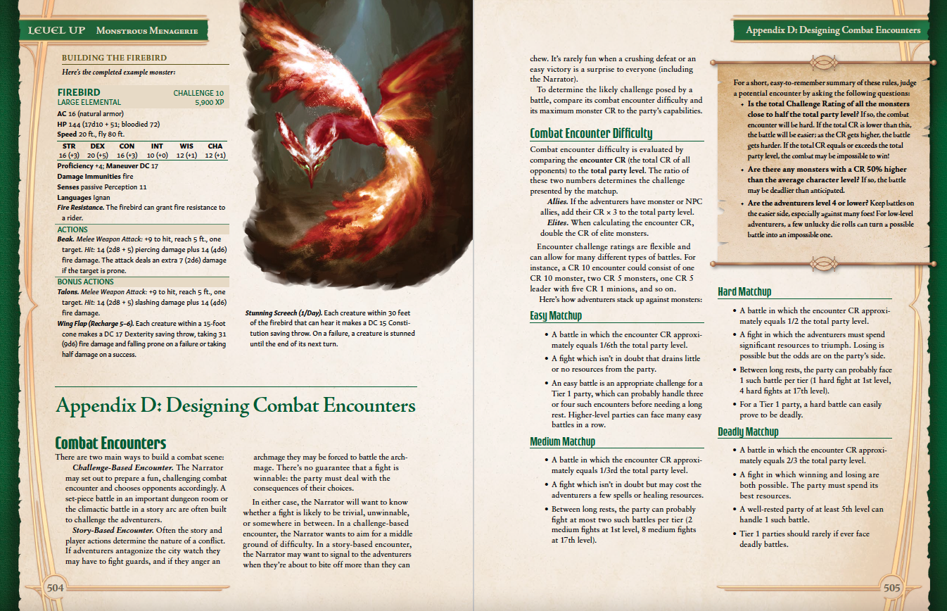 Level Up (A5E) - Sharing Advanced 5E's Encounter Building Rules | EN ...