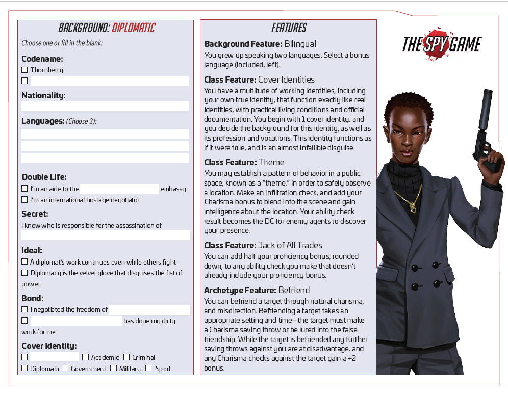 D&D 5E (2014) - The Spy Game is a 5E-Powered Espionage RPG | EN World D ...