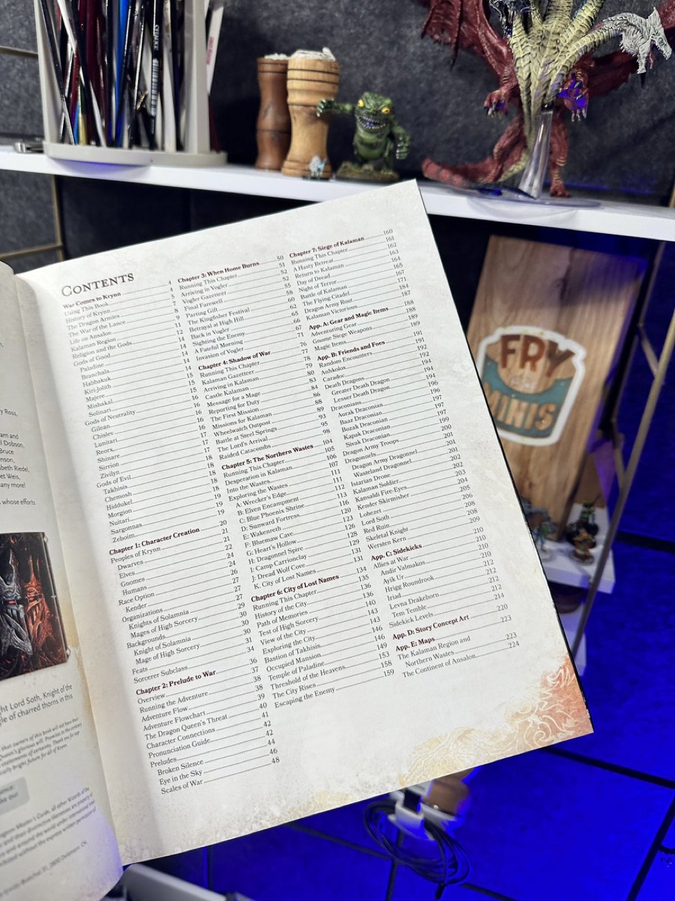 Dragonlance - Check Out Shadow of the Dragon Queen's Table of Contents ...