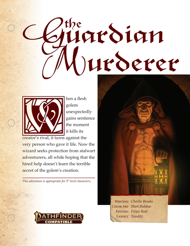 Pathfinder 2E - The Guardian Murderer | EN World D&D & Tabletop RPG ...