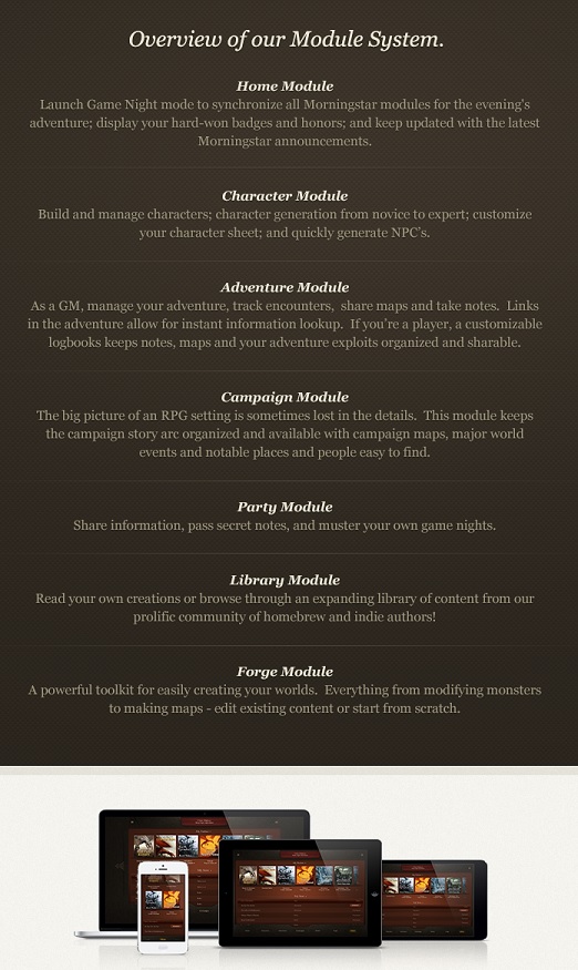 CODENAME: MORNINGSTAR Kickstarter Launched - and it's for PATHFINDER ...