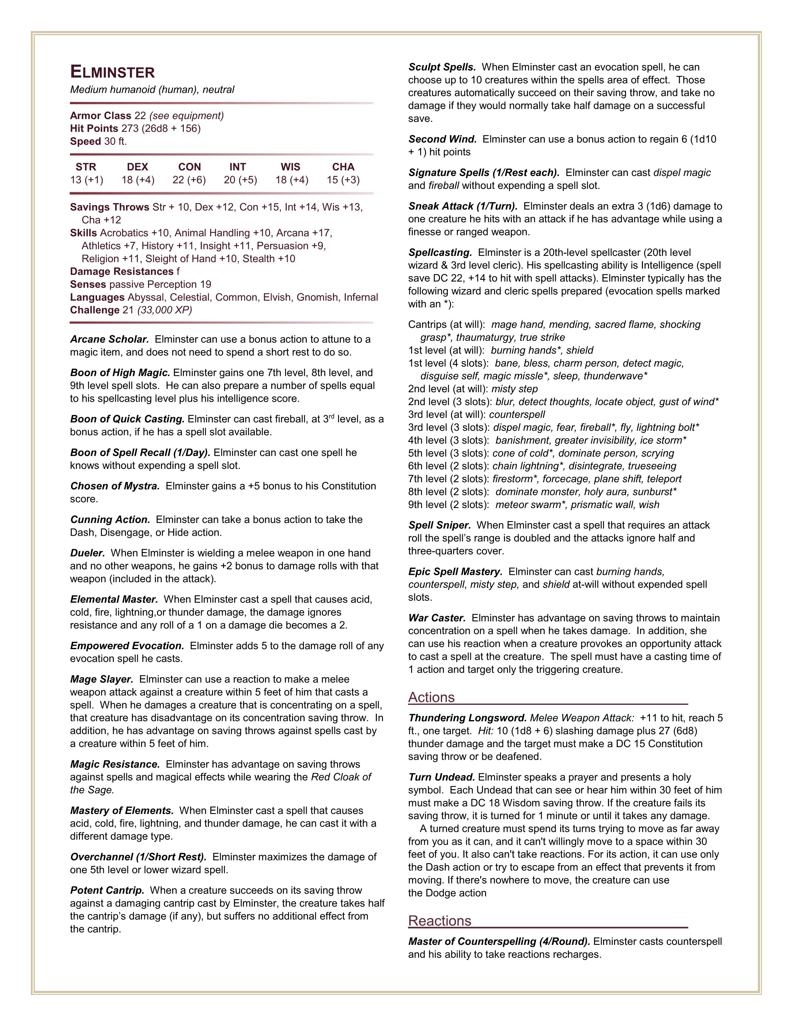 Homebrew 5e EPIC MONSTER UPDATES - Page 2