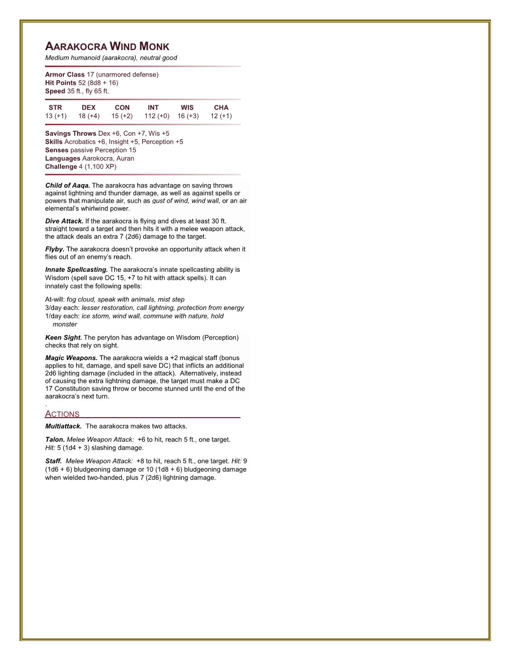 Aarakocra-Wind-Monk.jpg | EN World D&D & Tabletop RPG News & Reviews