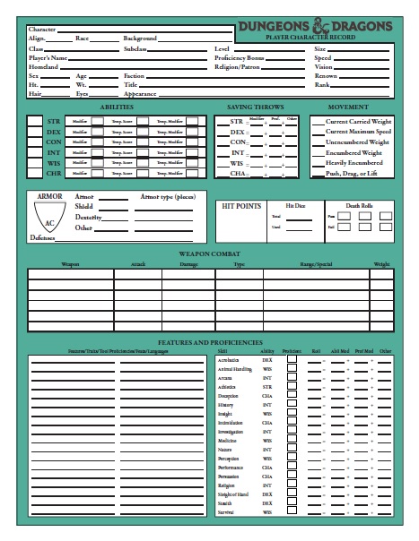 greensheet.jpg | EN World D&D & Tabletop RPG News & Reviews
