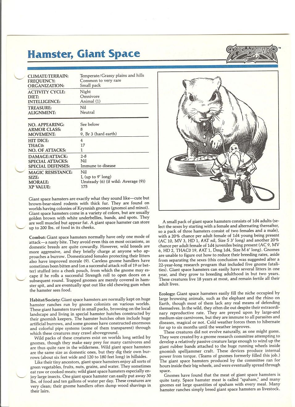 Hamster, Giant Space.jpg | EN World D&D & Tabletop RPG News & Reviews