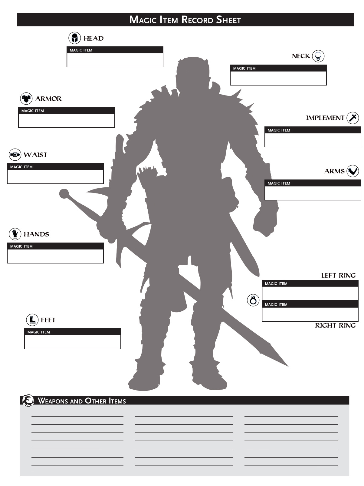 Magic Item Record Sheet.jpg | EN World Tabletop RPG News & Reviews