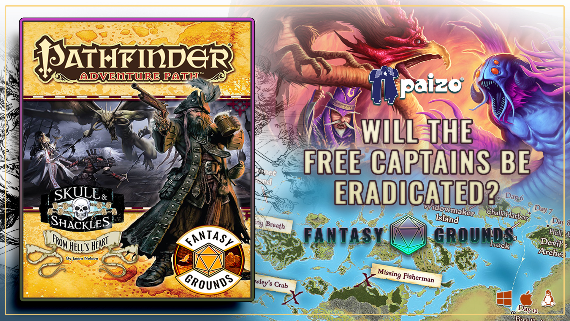 Pathfinder RPG - Skull & Shackles AP 6 From Hell's Heart (PZOSMWPZO9060FG).jpg | EN World D&D ...