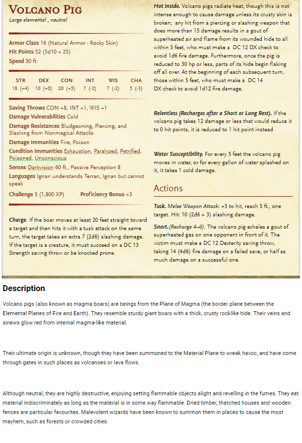 volcanopig2.PNG | EN World Tabletop RPG News & Reviews